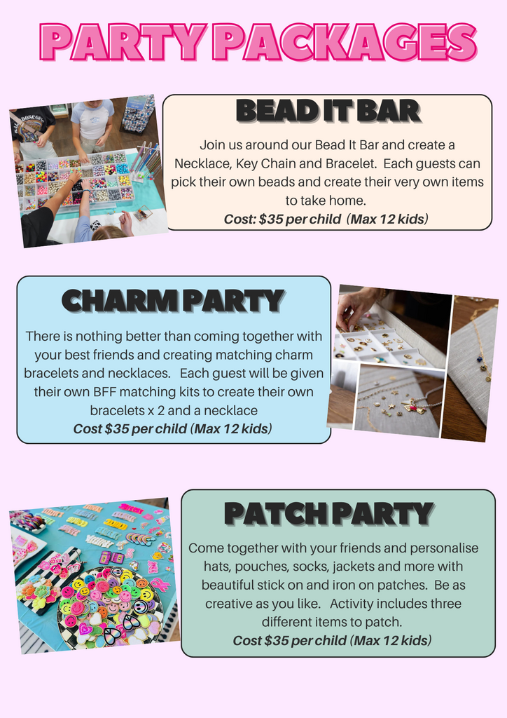 BIRTHDAY PARTIES – Harper Bee